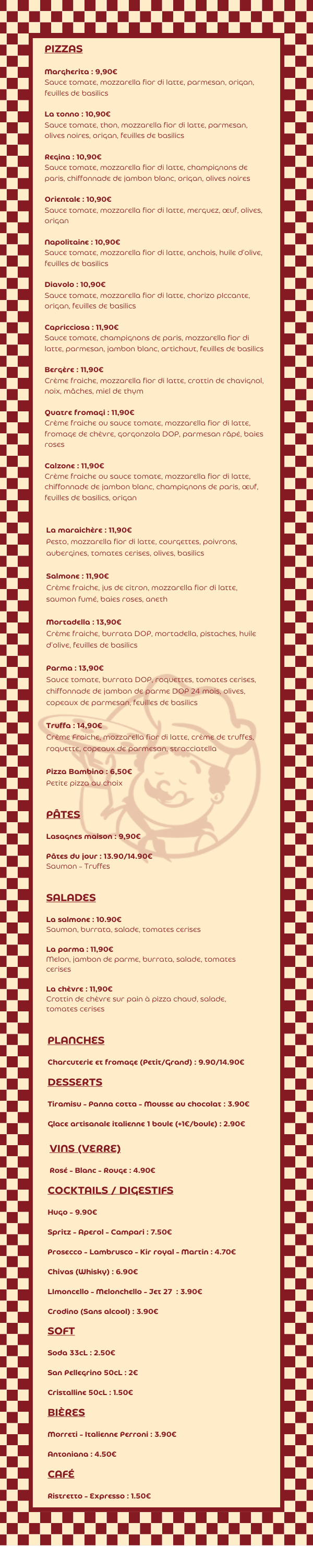 Chez Biagio Pizza - Pizzeria Italienne Juvisy